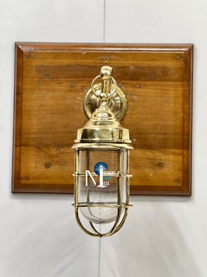Home Interiors Mid-Century Style Solid Brass Hanging Cargo Pendant ...
