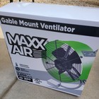Maxx Air Gable Mount Attic Fan 1650CFM Galvanized Steel Electric ...