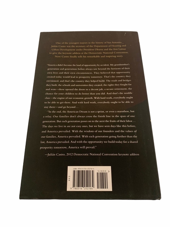 An Unlikely Journey : Waking up from My American Dream by Julian Castro ...