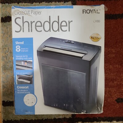 Cross Cut Paper Shredders - Royal Paper Shredder