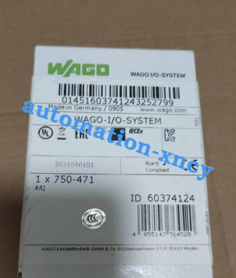 WAGO 750-471 4-Channel Analog Input Module Fast shipping | eBay