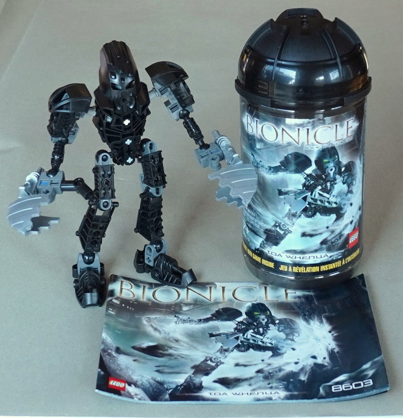 2004 LEGO Bionicle 8603 TOA WHENUA - Complete Set w/Instruction Manual ...