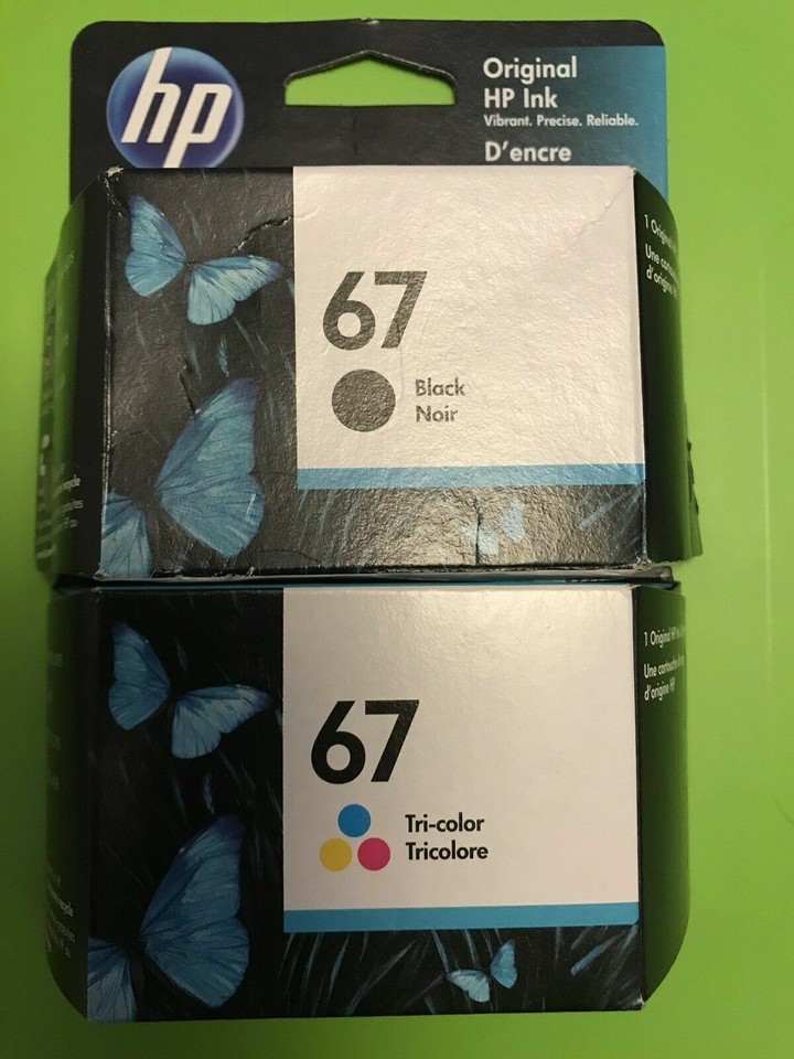 Genuine HP 67 Ink Cartridge Combo Pack for HP 4152 6052 6455 HP 2842e ...