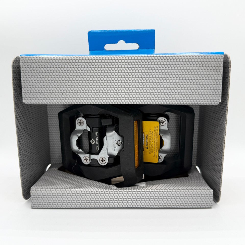 New Shimano PD-T421 CLICK'R SPD Trekking Bike Dual-Platform Pedal ...