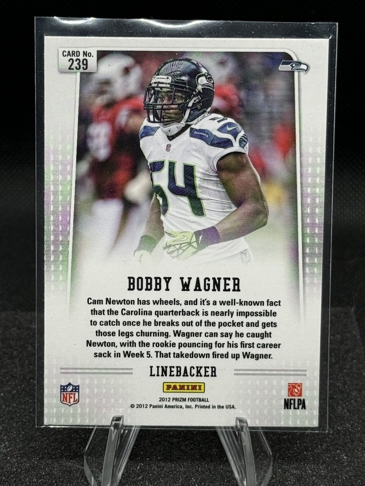 2012 Panini Prizm - #239 Bobby Wagner (RC) Rookie Seahawks Commanders ...