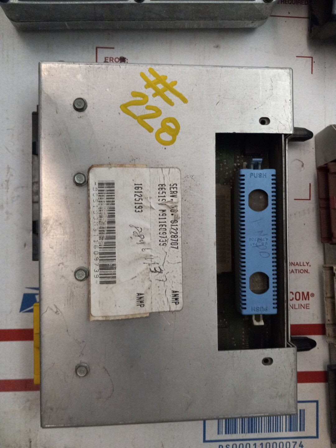 91 1991 CHEVY BUICK Beretta OEM ENGINE COMPUTER BOX 01228707 16125193 ...