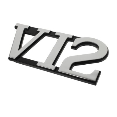 JAGUAR XJS BOOT LID REAR TAILGATE CHROME BADGE EMBLEM COUPE BACK ...