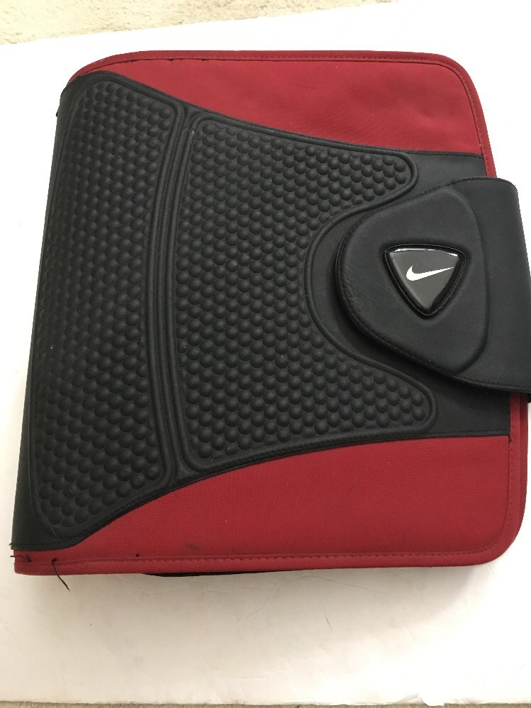 MEAD Nike Vintage School Folder Red/black Ships N 24h | eBay