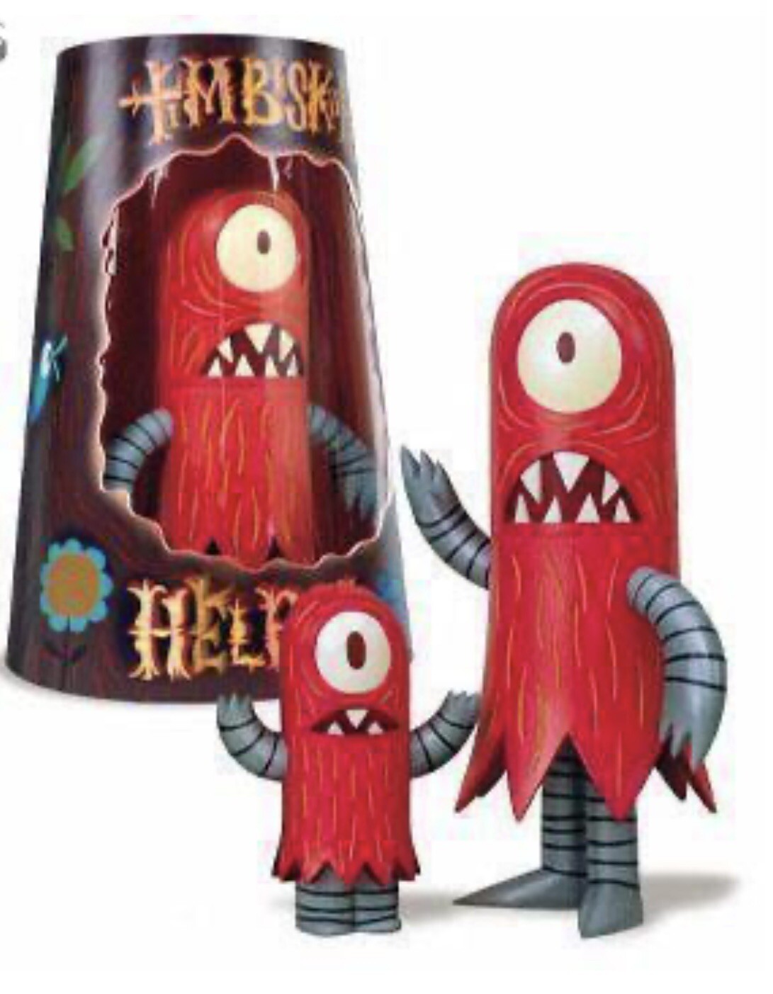 Tim Biskup ‘Helper’ 2003 Red Vinyl Toy Figure (Mark Ryden Jeff Soto) | eBay