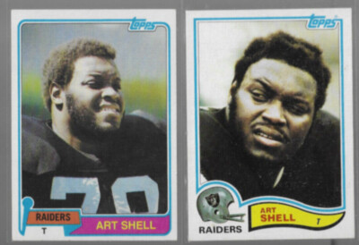 ART SHELL 1981 Topps #43 + 1982 Topps #198. RAIDERS | eBay