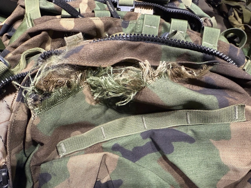 DAMAGED BAG ONLY US Army Woodland Patrol Pack BDU M81 Camo Assault No ...