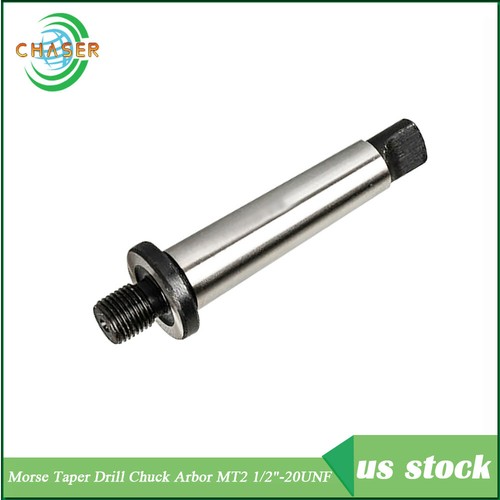 Hardened 2MT Shank To 1/2"-20 Threaded Drill Chuck Arbor Morse Taper ...