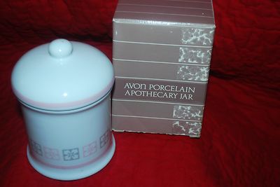 Vintage Avon 1987 Porcelain Apothecary Jar NIB Free Shipping | eBay