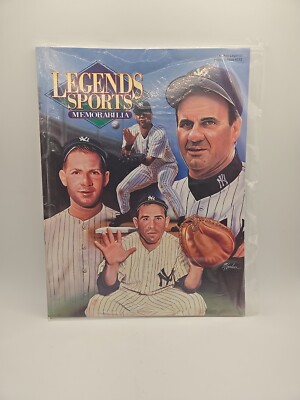 Legends Sports Memorabilia Magazine Yankees Legends Vol 13 No 4 All ...