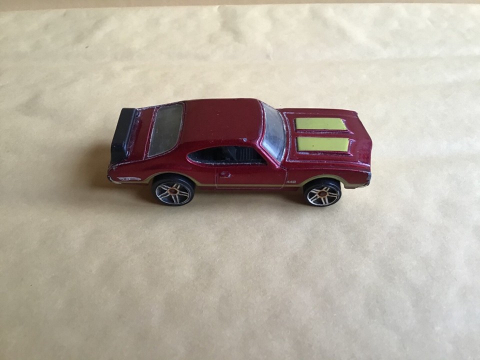 Olds 442 Hot Wheels Car 2003 Red Approx 1:64 Scale | eBay