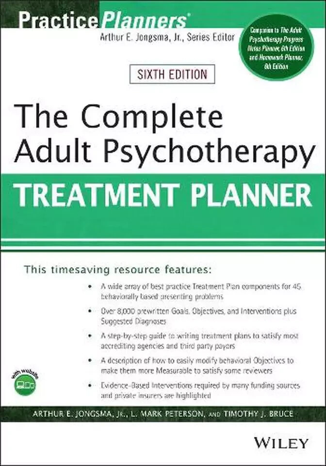 Practice Planners Series The Complete Adult Psychotherapy Treatment ...