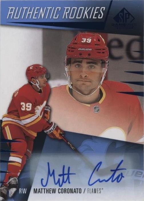 2023-24 Upper Deck SP Game Used - Authentic Rookies Matthew Coronato ...