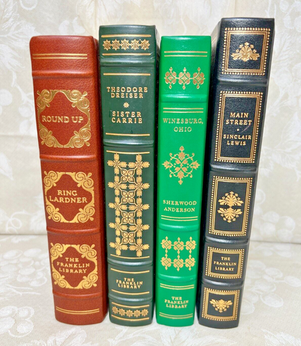 4 Franklin Library Books, 100 Greatest Masterpieces Leather Bound 22K ...