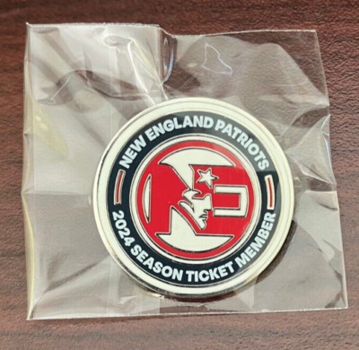 2024 + 2023 + 2022 New England Patriots Season Ticket Holder Pins NEW ...