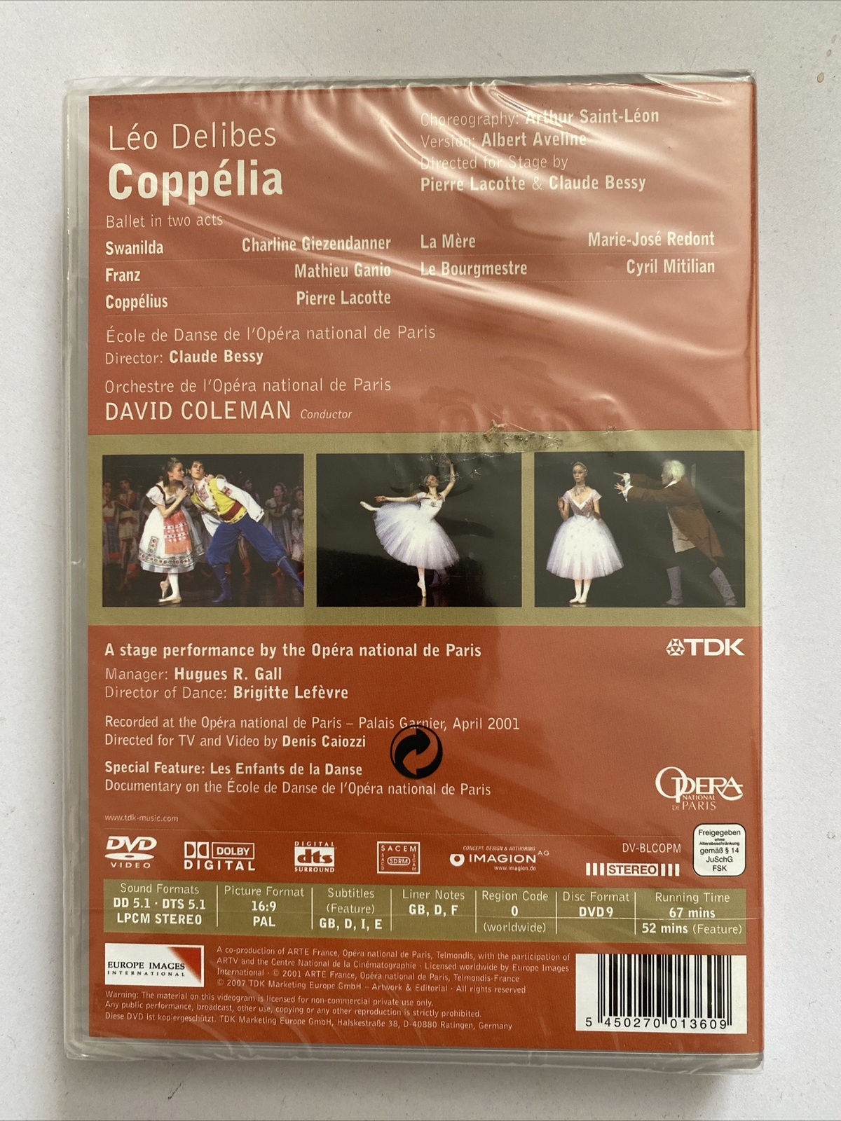 Delibes - Coppelia (DVD, 2007) for sale online | eBay