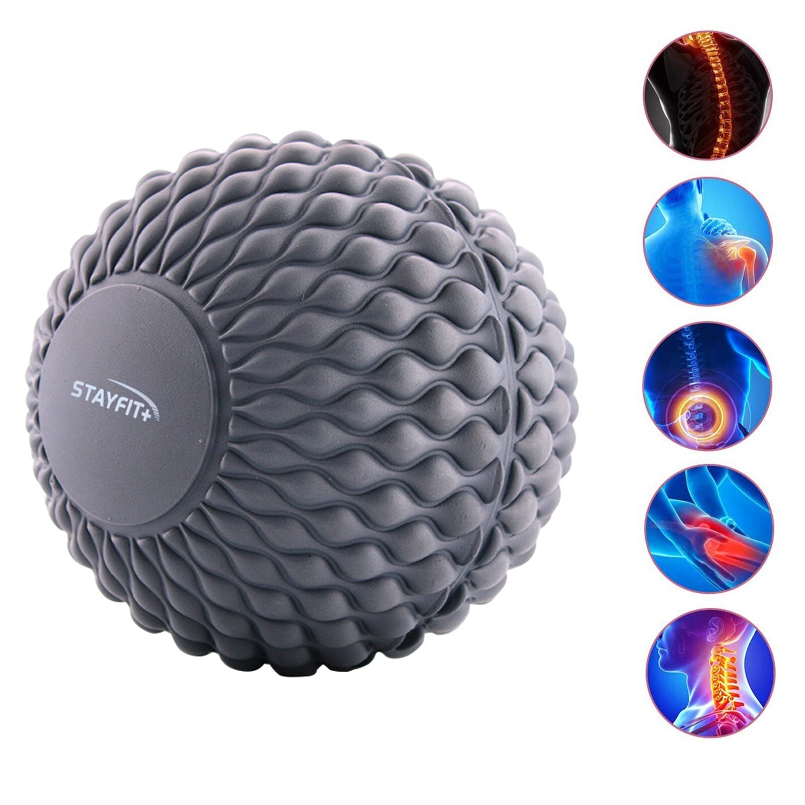Myofascial Trigger Point Massage Ball Therapy Roller Deep Tissue Hand