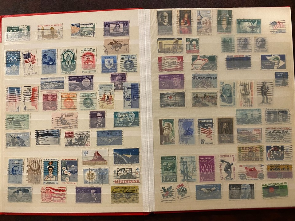 Very Large (676pc) Lot U.S. Vintage Stamp Collection | eBay