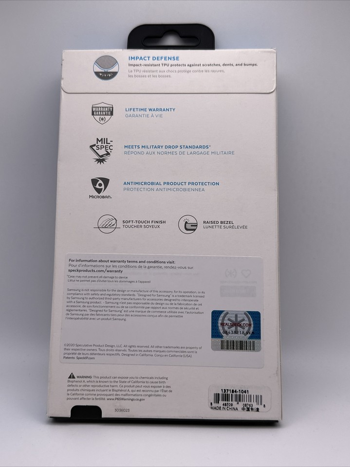 Speck Presidio Exotech Flexible Gel Case for Samsung Galaxy A11 - Black | eBay