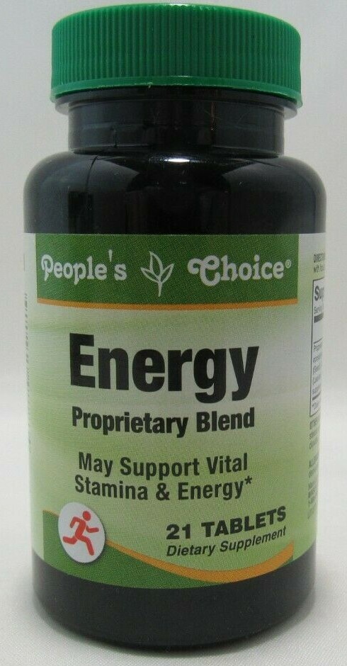 People's Choice Energy Proprietary Blend Dietary Supplement - 21 ...