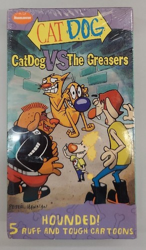 Nickelodeon Catdog VHS 1999 VS The Greasers Cartoons Peter Hannan Tape ...