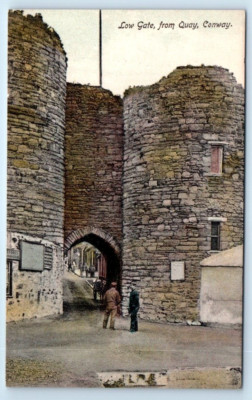 CONWAY Lower Gate from Quay WALES UK Postcard | eBay