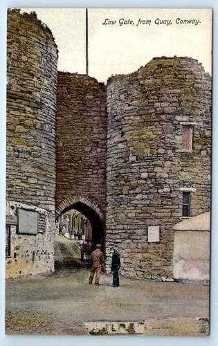CONWAY Lower Gate from Quay WALES UK Postcard | eBay