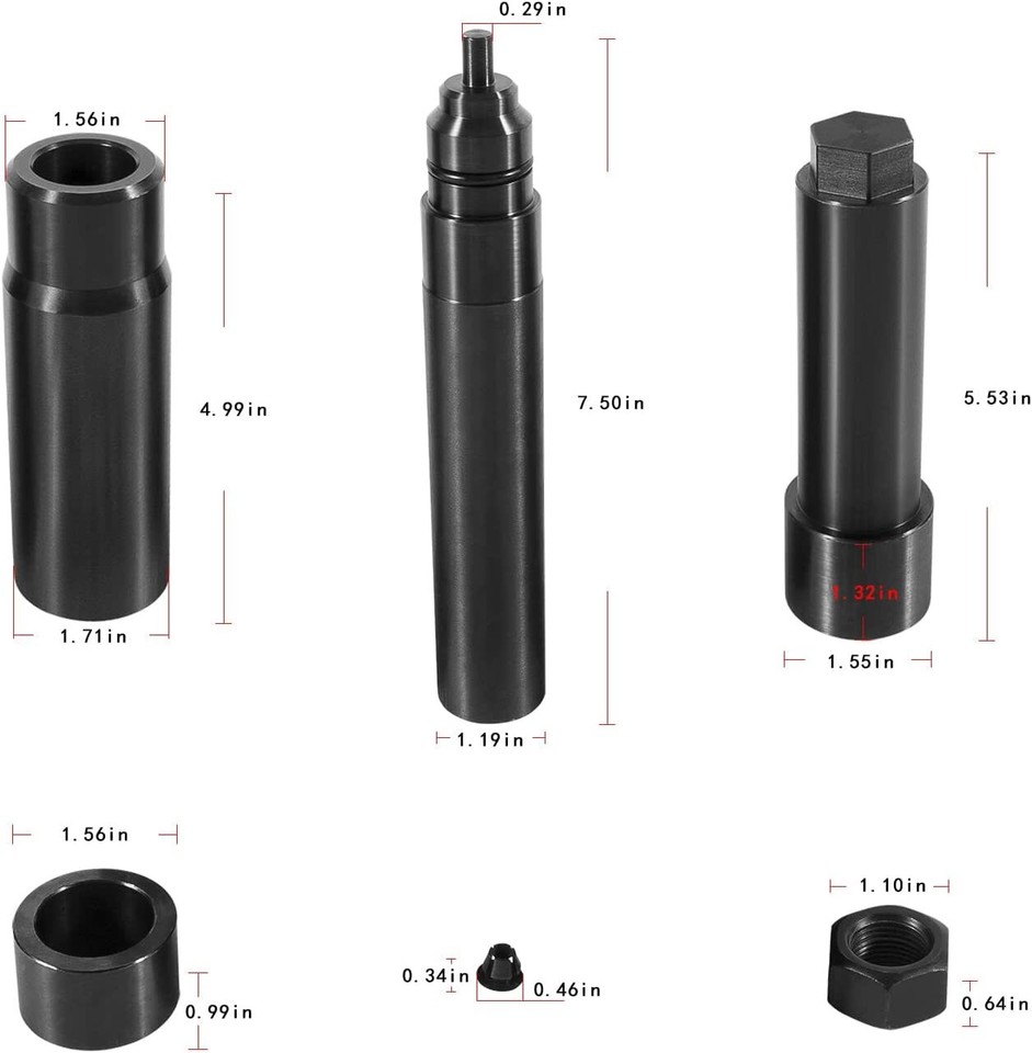 For DT466E DT530E Diesel Fuel Injector Sleeve Cup Tube Puller Remove ...