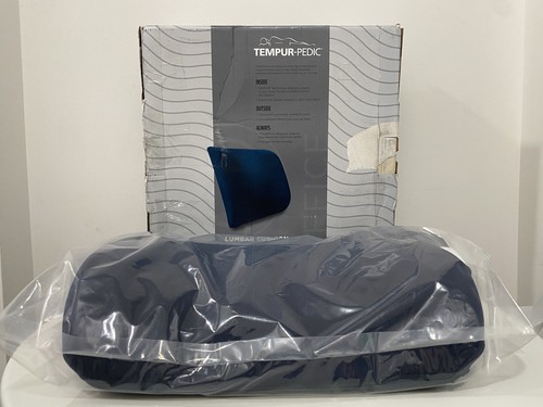 Tempur-Pedic Lumbar Cushion Blue, Home & Office for Mid & Lower Back ...