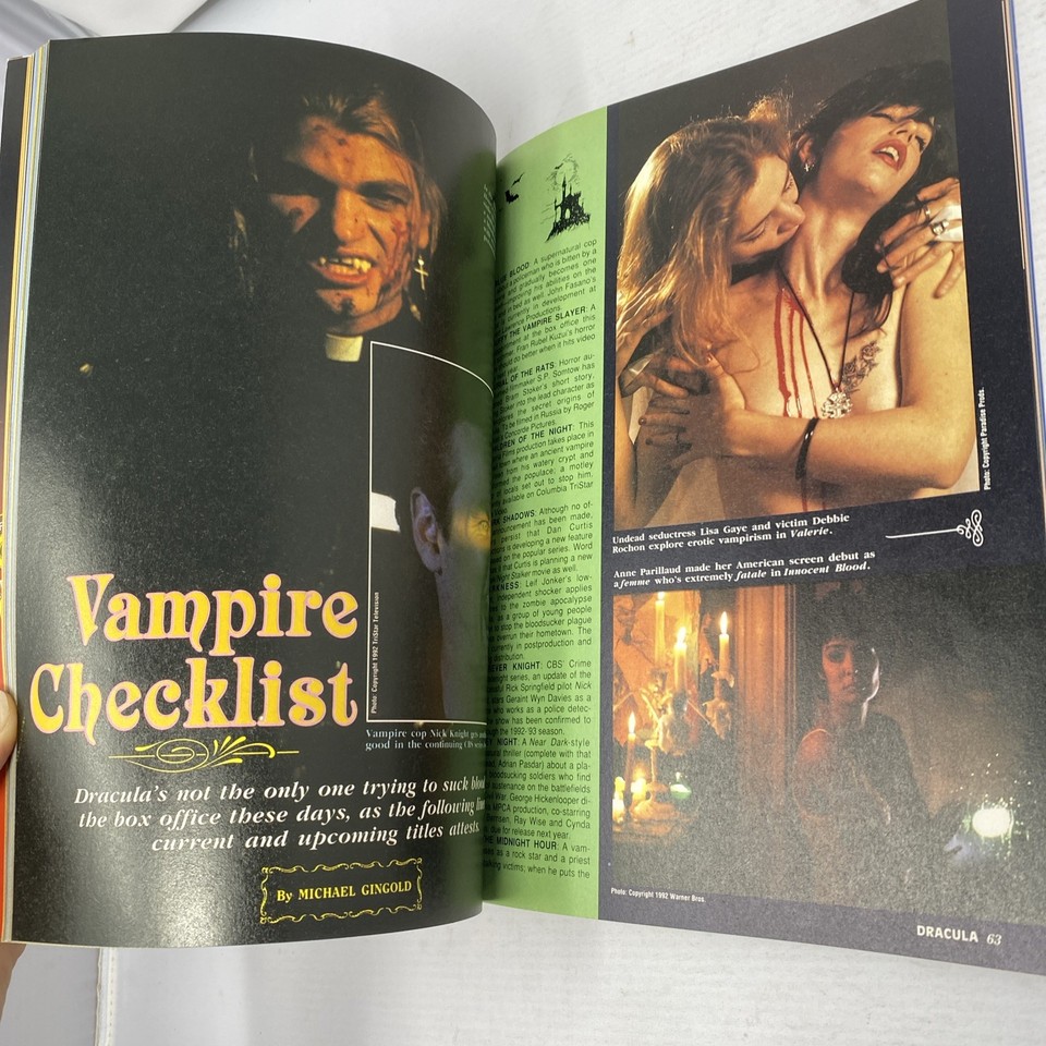 Dracula: The Complete Vampire - Magazine (1992) Vintage Horror Monsters ...