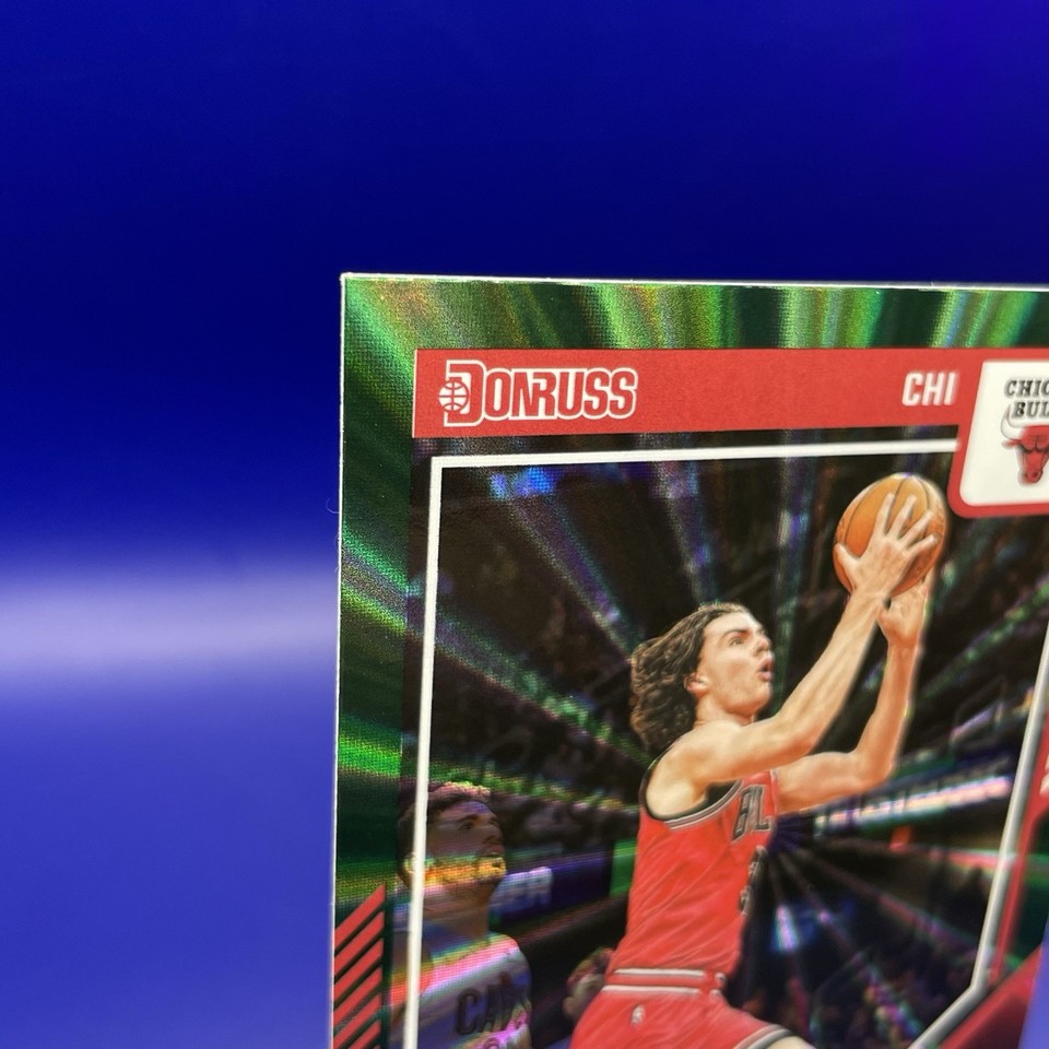 2024-25 Panini Donruss Basketball Josh Giddey Green Laser #190 Chicago ...