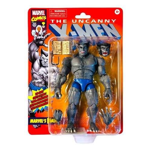 Marvel Legends X-Men Retro Gray Beast Action Figure 6” Hasbro NEW ...