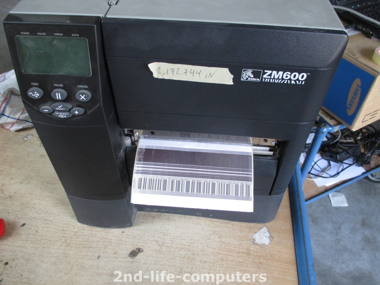 Zebra ZM600 ZM600-200E-0100T USB Thermal POS Network Label Printer ...
