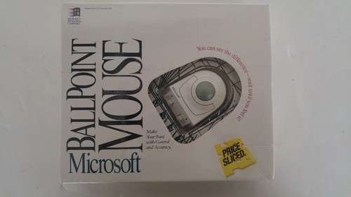 VINTAGE MICROSOFT BALL POINT MOUSE 156-095V200 "NEW" | eBay