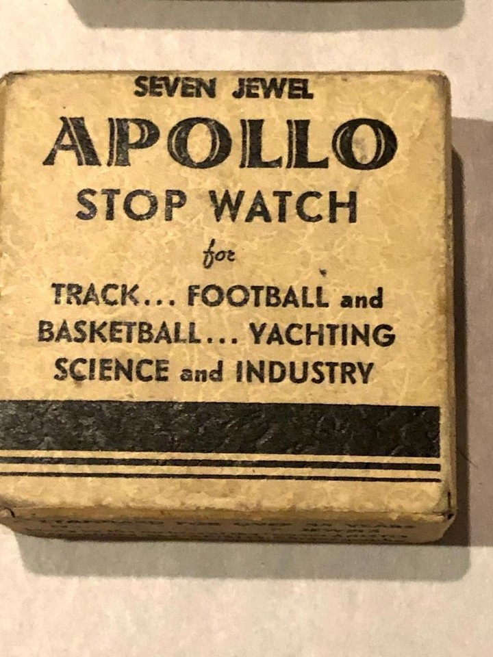 Apollo Aristo Seven Jewel Stopwatch in Original Box with Dust Bag ...