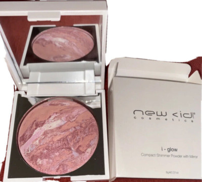 NEW CID Cosmetics I-Glow Compact Shimmer Powder with Mirror Ice Pop ...