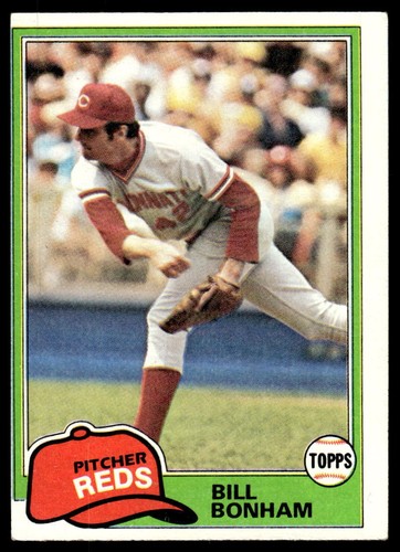 1981 Topps Bill Bonham #712 Cincinnati Reds Baseball Card | eBay