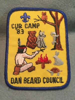 (b71) Boy Scouts - Cub Camp '83 - Dan Beard Council patch | eBay