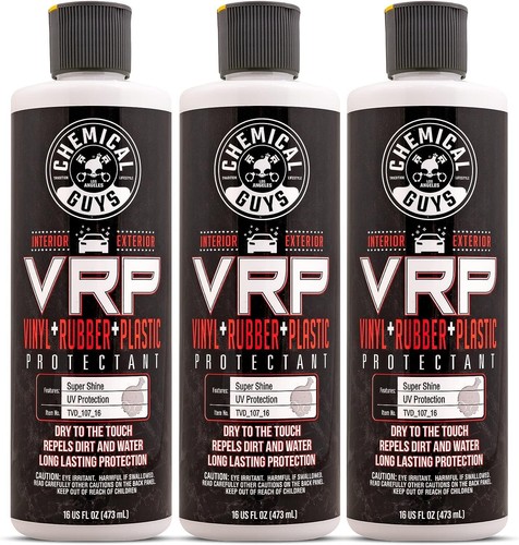 Chemical Guys VRP Vinyl Rubber & Plastic Restorer + Protectant 473mL ...