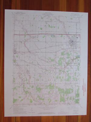 Swanton Ohio 1972 Original Vintage USGS Topo Map | eBay