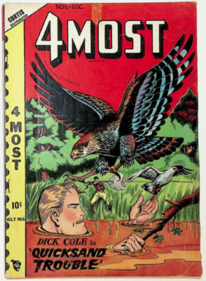 4Most Vol. 7 Four Most #6 1948 LB Cole Cover Eagle Hawk Golden Age Art ...