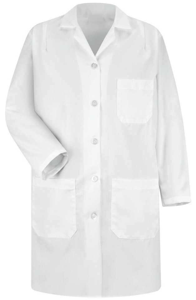 Wear For Care White Medical Tech Doctor Lab Coat NEW Bannock 3 Pocket ...