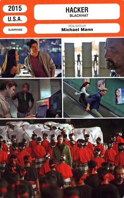 FICHE CINEMA : MICHAEL MANN - HACKER - 2015 | eBay