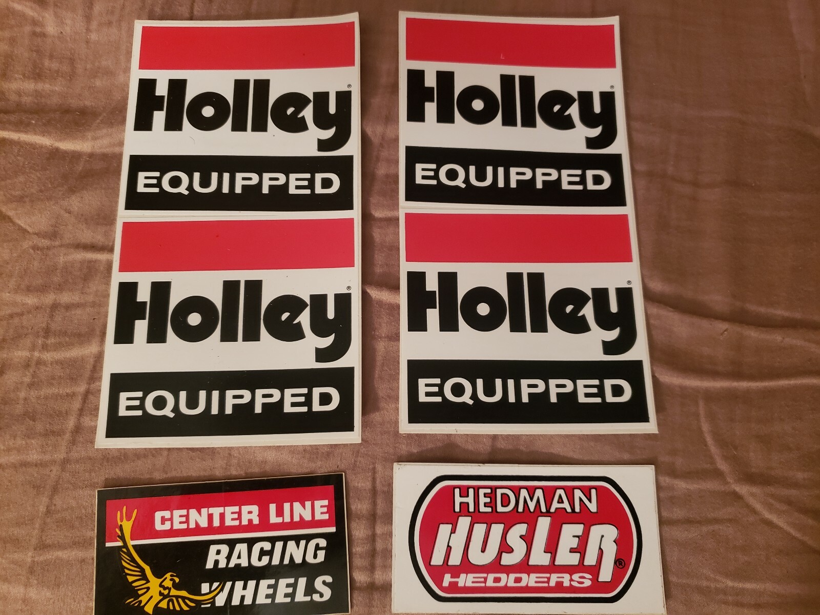 Vintage 1970s Racing Decals Holley Equipped Hedman Husler Hedders ...