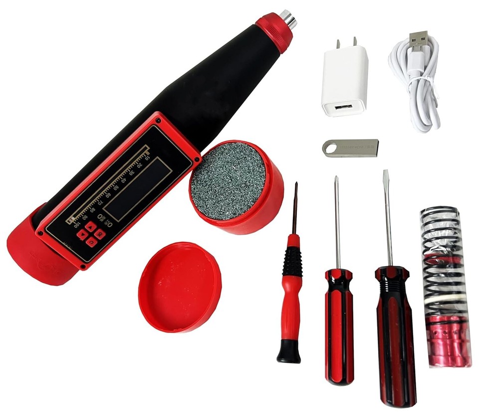 Digital Hammer Test Concrete Rebound Hammer Tester with USB ...