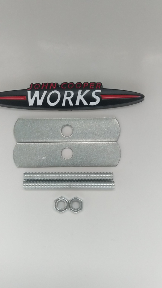F56 MINI Cooper S JCW John Cooper Works Black Small Front Grille Badge ...